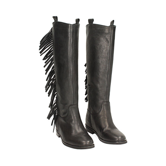 Stivali in pelle nera da donna - Primadonna Collection