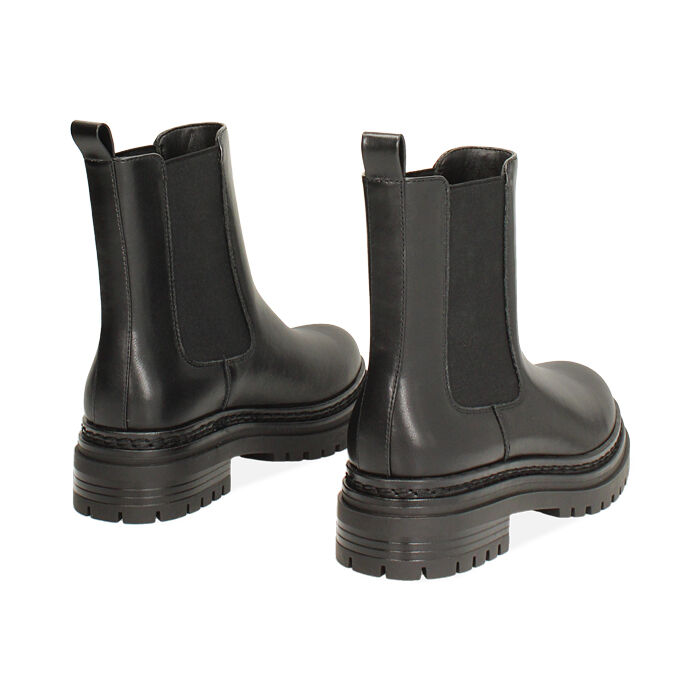 Beatles neri con tacco di 5 cm - Primadonna Collection