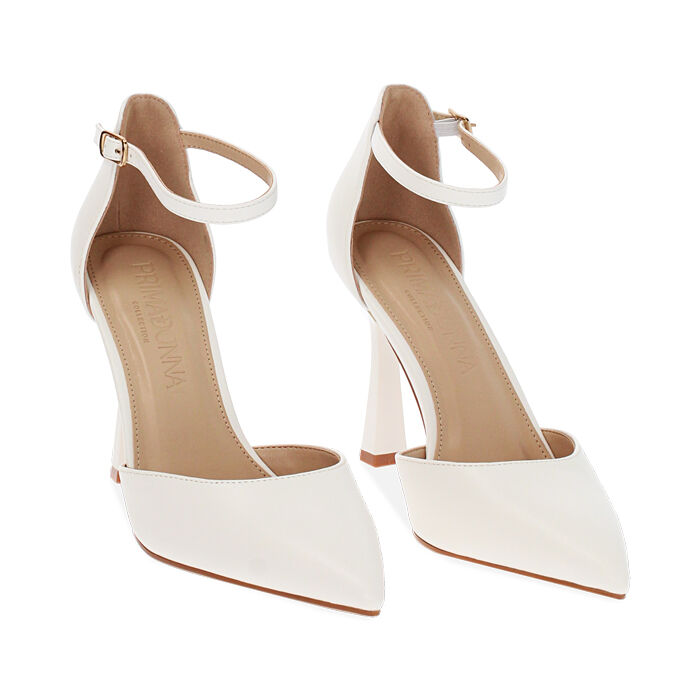 Open shank femme blanches élégantes| Primadonna Collection