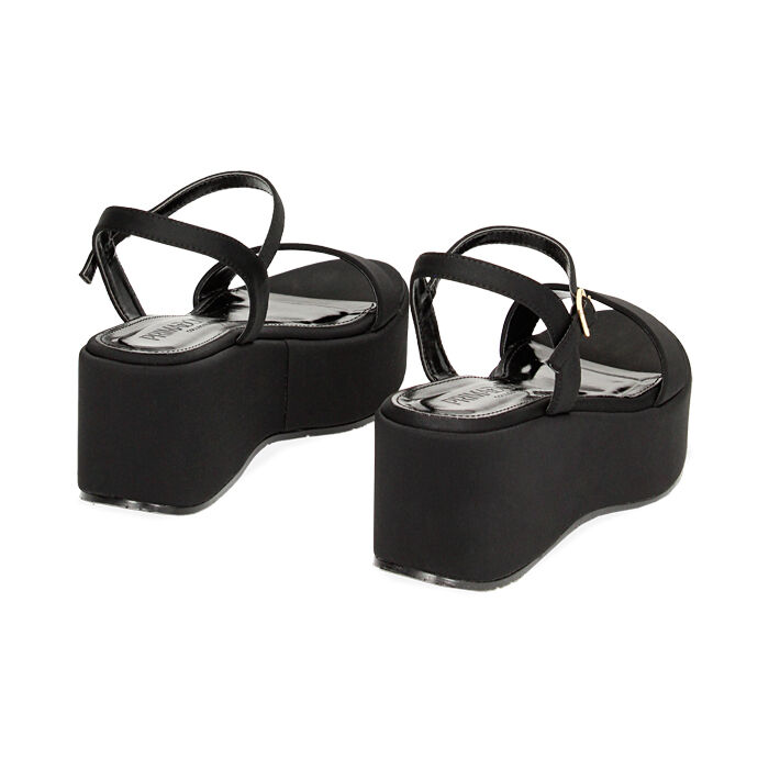 Zeppe donna nere in lycra | Primadonna Collection