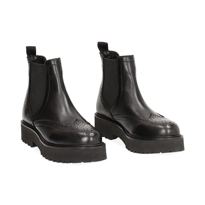 Beatles neri in pelle | Primadonna Collection