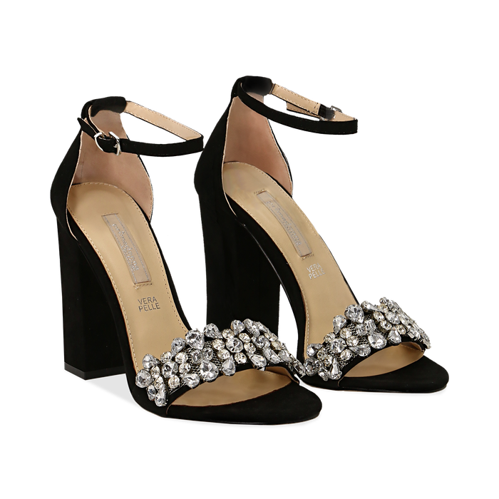 Sandali Neri Cerimonia Tacco 105 Cm Primadonna Collection