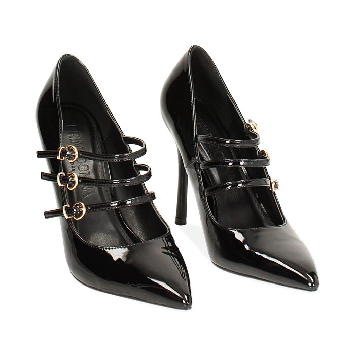 Tacones negros en charol | Primadonna Collection
