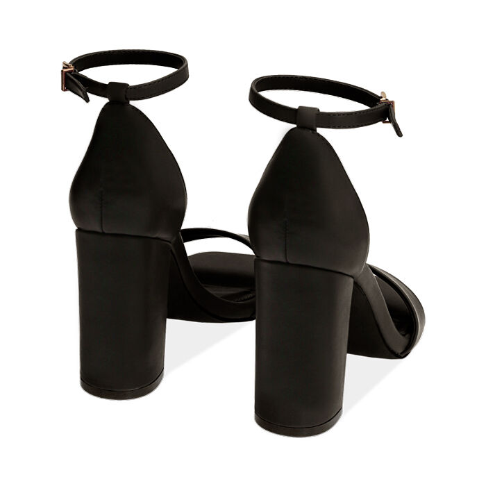 Sandali Donna Neri Tacco 9 Cm Primadonna Collection