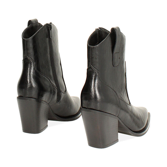 Tronchetti neri da donna con tacco 8,2 cm - Primadonna Collection