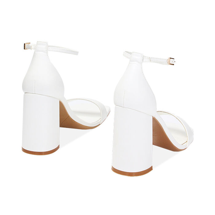 Sandales femme à talons blanches | Primadonna Collection