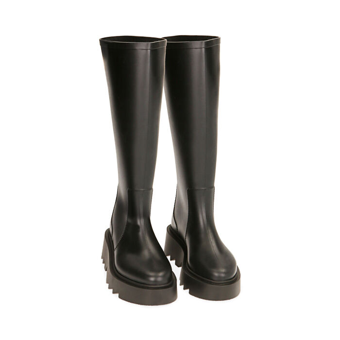 Bottes de pluie Femme en pvc noir | Primadonna Collection