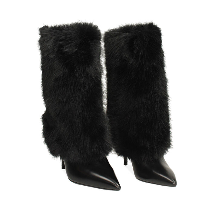 Tronchetti neri da donna con tacco 10,7 cm - Primadonna Collection