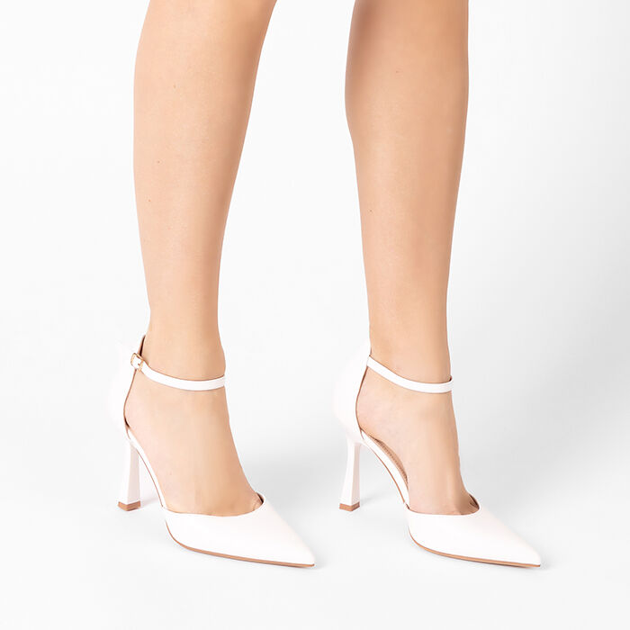Open shank femme blanches élégantes| Primadonna Collection