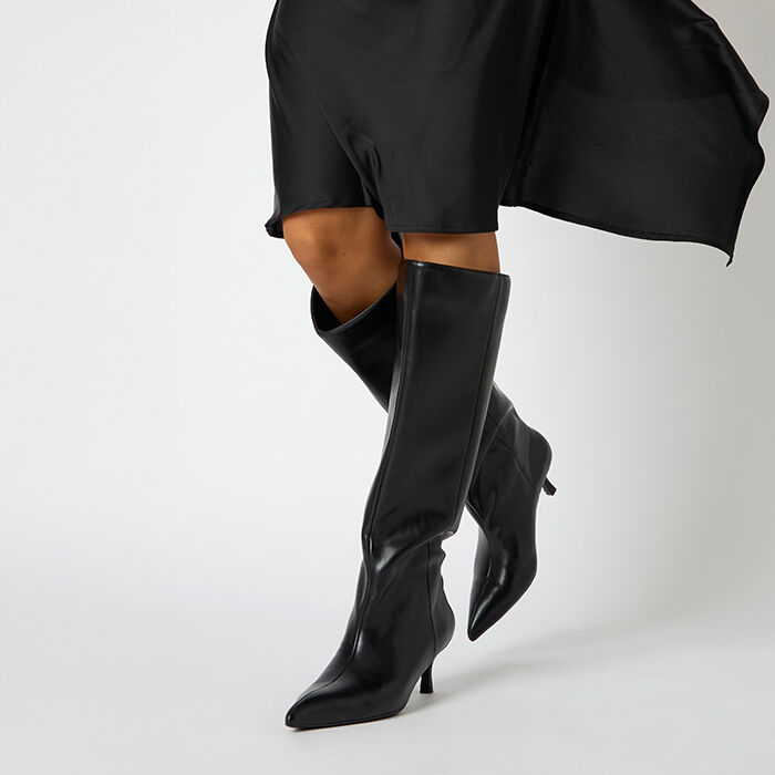 Stivali neri con tacco di 5,6 cm - Primadonna Collection