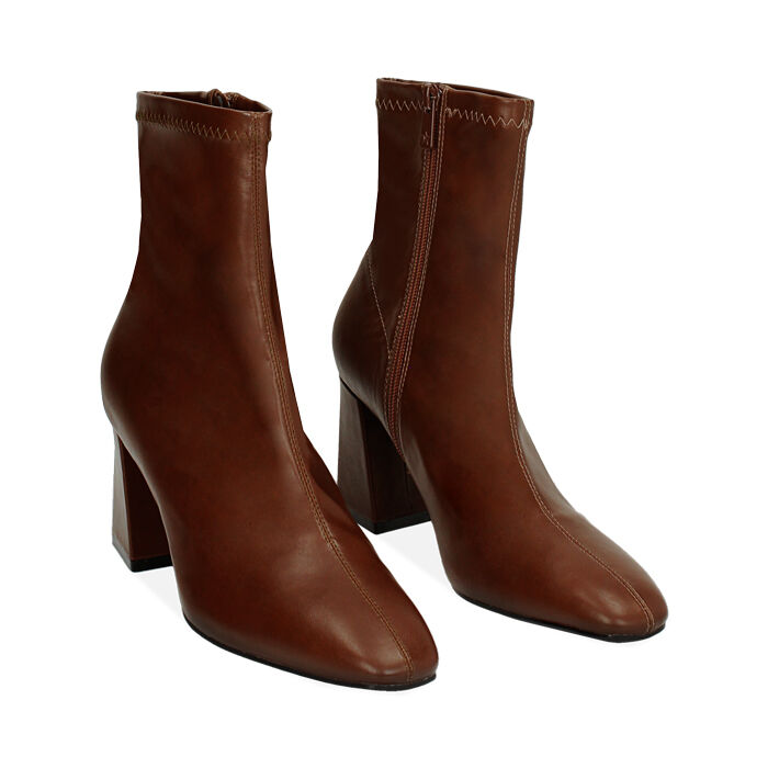 Botín color coñac I Primadonna Collection