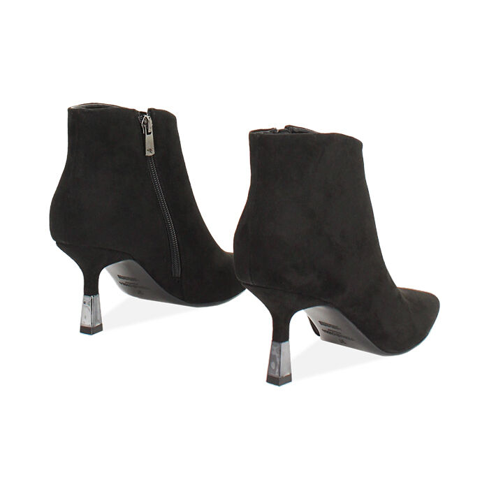 Tronchetti neri eleganti tacco 7,5 cm - Primadonna Collection