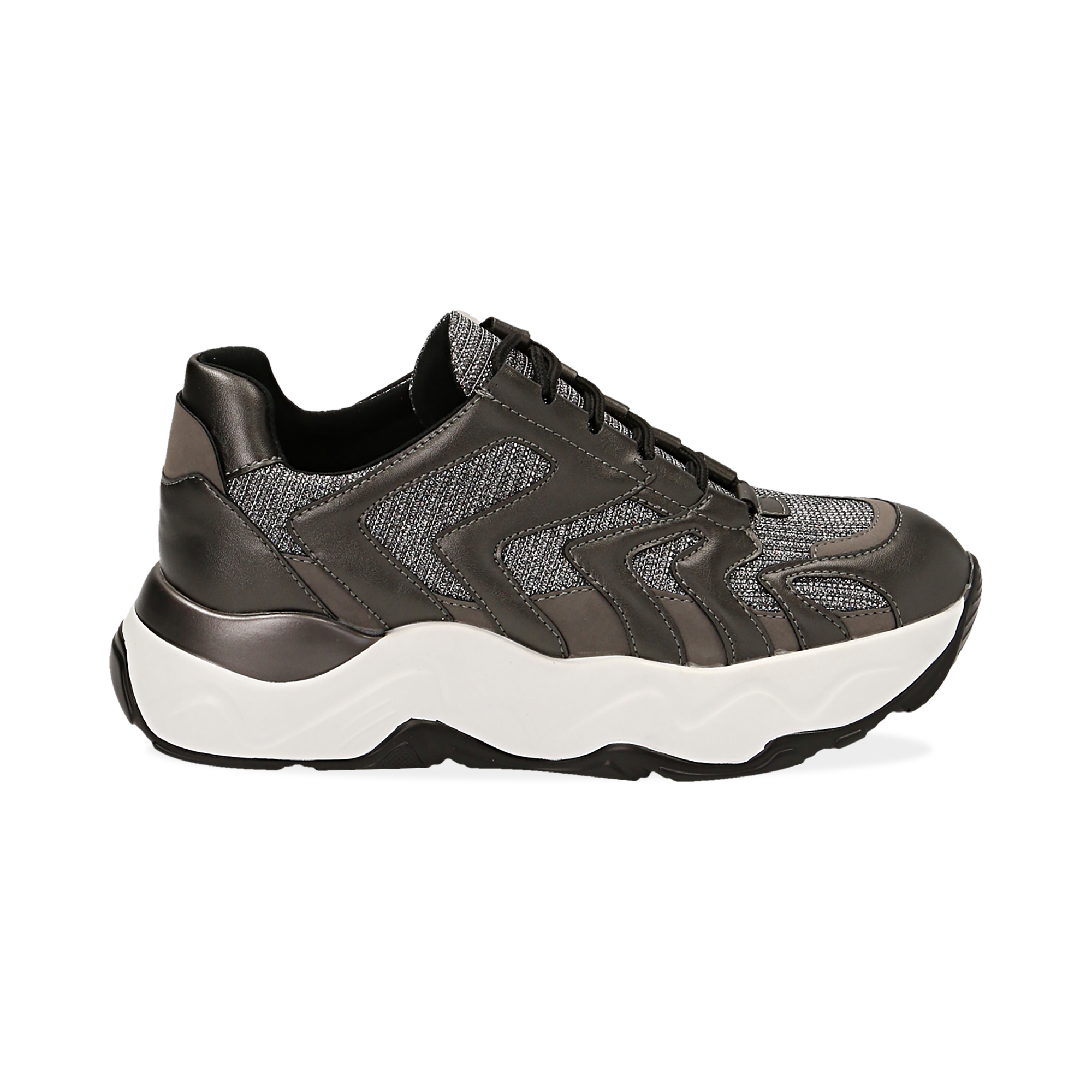 Dad Shoes Canna Di Fucile Glitter Suola 5 Cm Primadonna Collection dad-shoes-canna-di-fucile-glitter-suola-5-cm-primadonna-collection